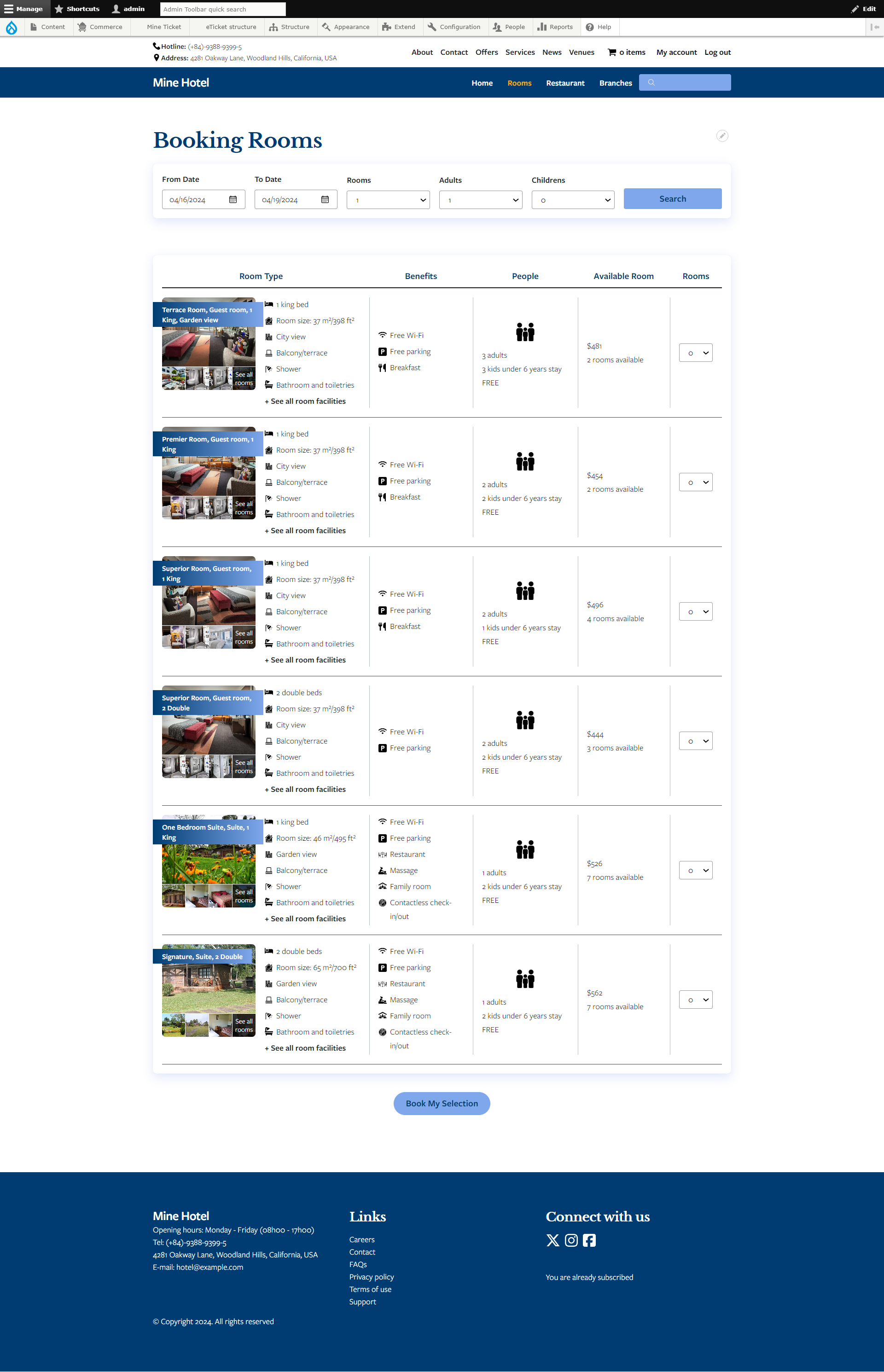 Mine Hotel Booking | Mineticket
